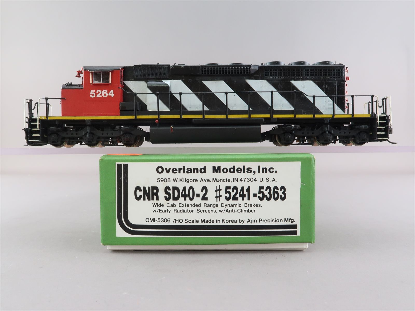 HO Brass Model - OMI 5306 CN CNR Canadian National SD40-2 SD40-2W Wide ...
