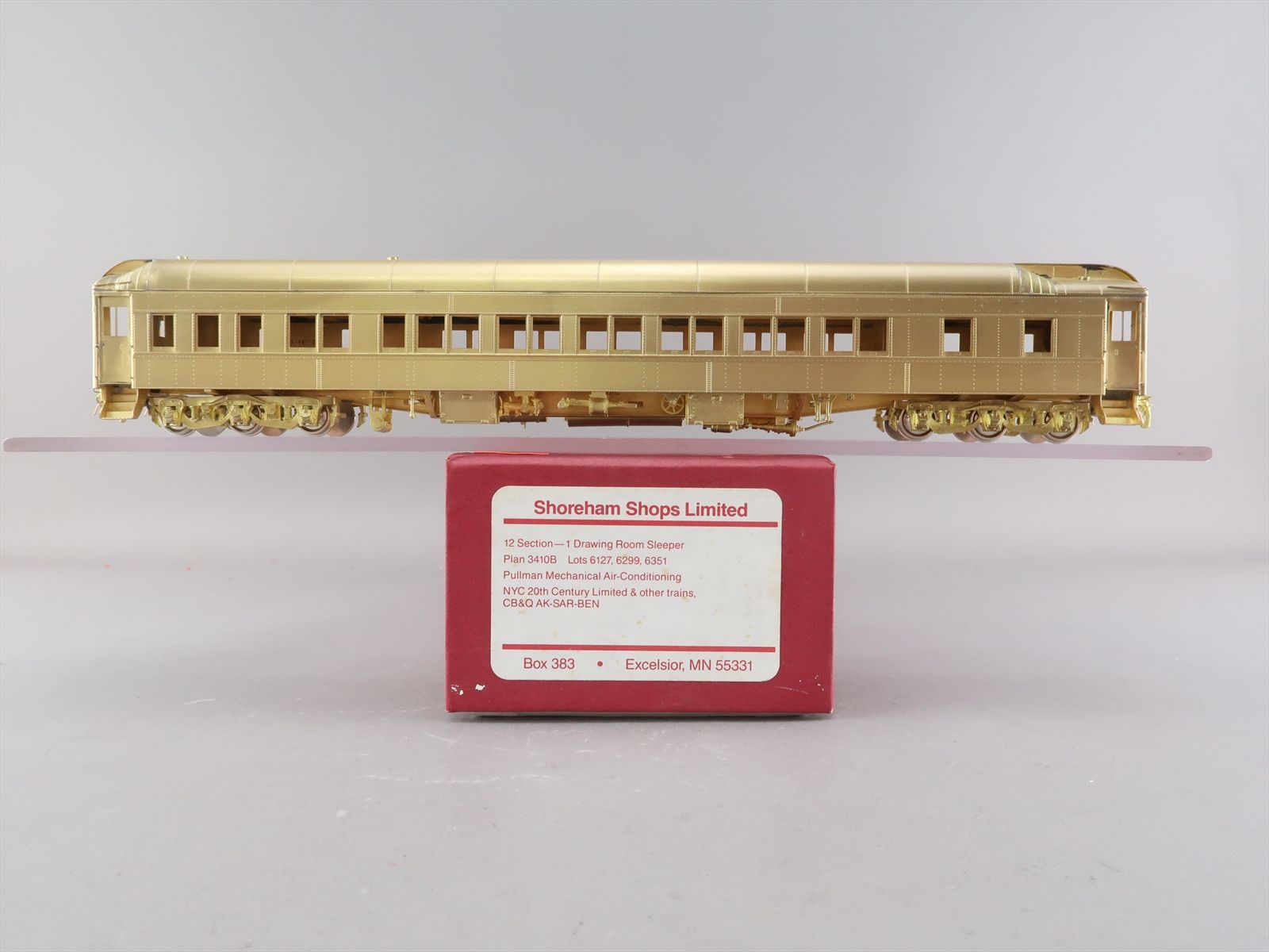 HO Brass Model - SSL NYC New York Central 12-1 Sleeper Pullman ...