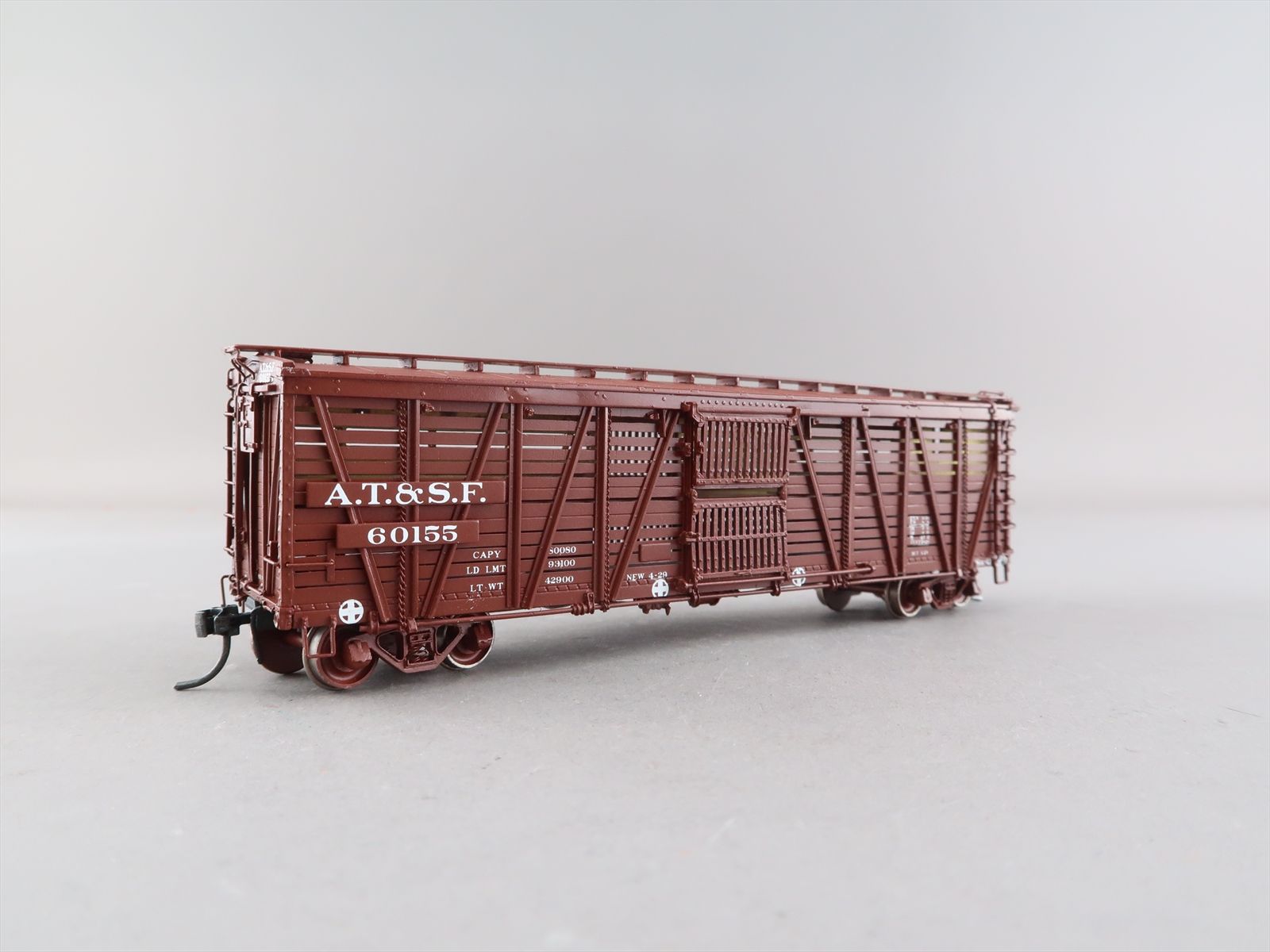 HO Brass Model - PRB Pecos AT&SF Santa Fe SK-Q Stock Car #60155 ...