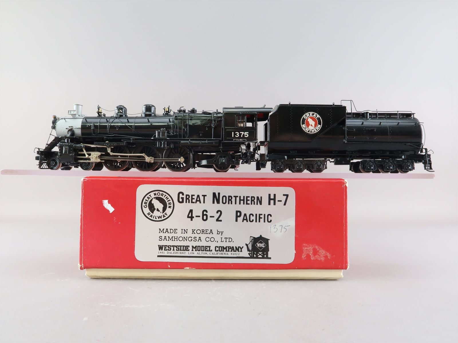 HO Brass Model - WMC GN Great Northern H-7 4-6-2 Pacific #1375 - Custom ...