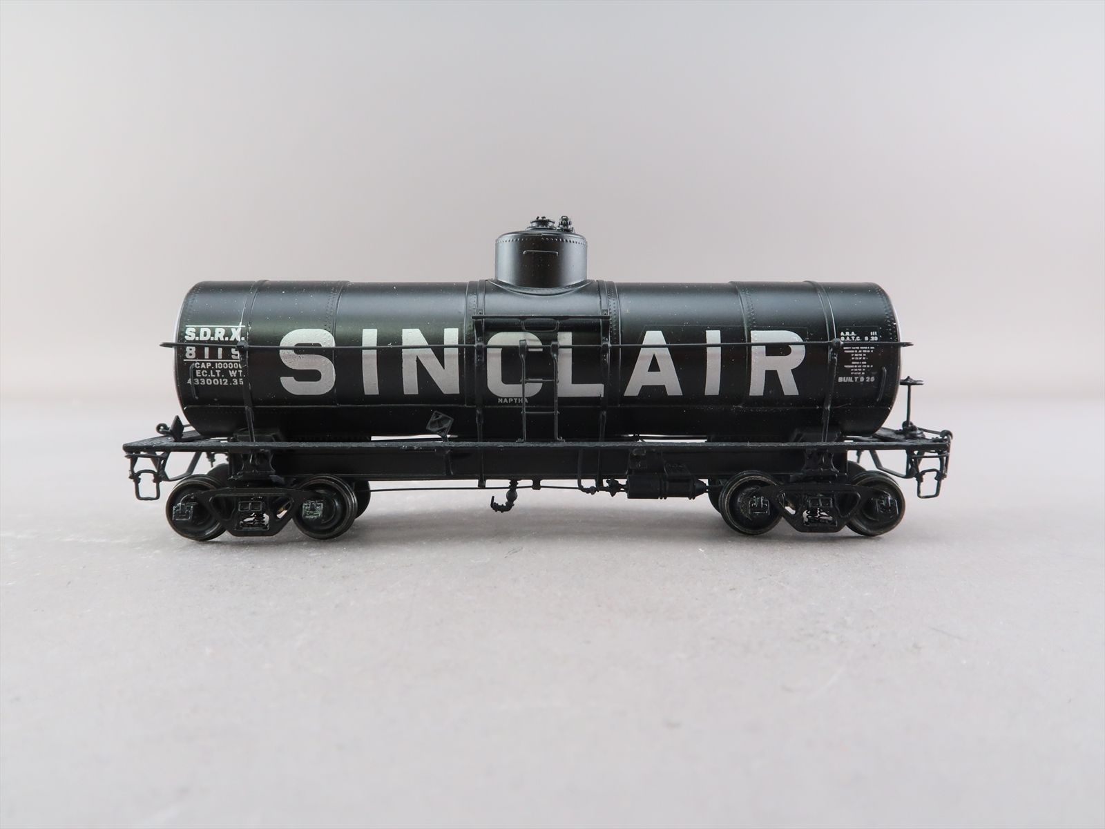 HO Brass Model - OMI 3482 SDRX Sinclair 10000 Gallon Riveted Tank Car ...