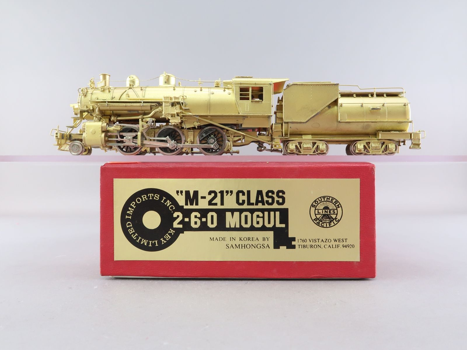 HO Brass Model - Key SP Southern Pacific 2-6-0 M-21 Mogul - Unpainted ...