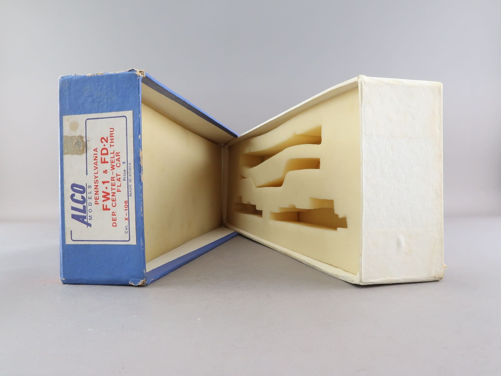 HO Brass Model - ALCO X-106 PRR Pennsylvania FW-1 & FD-2 Depressed Center Queen Mary Flat Car ...