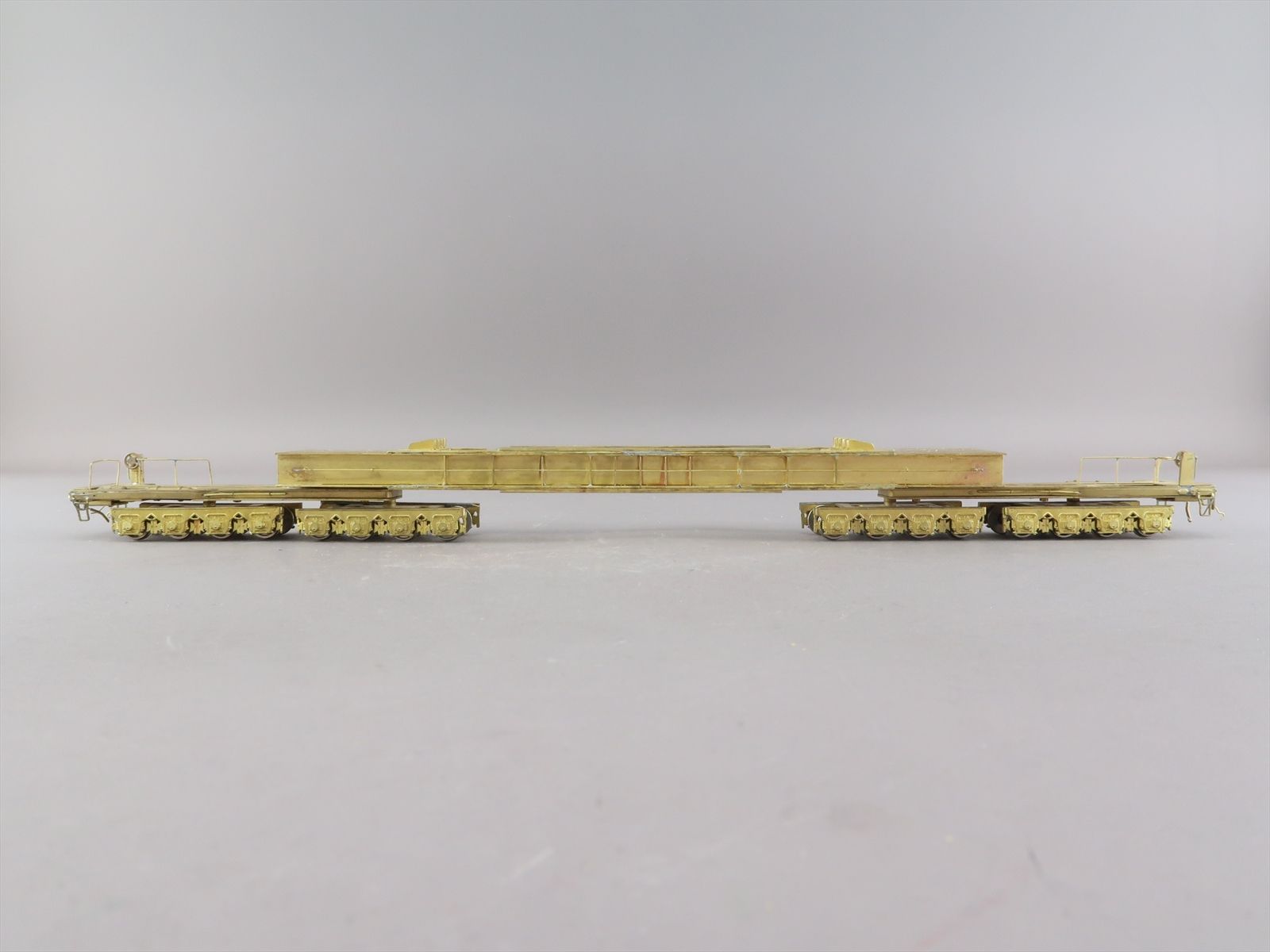 HO Brass Model - ALCO X-106 PRR Pennsylvania FW-1 & FD-2 Depressed Center Queen Mary Flat Car ...
