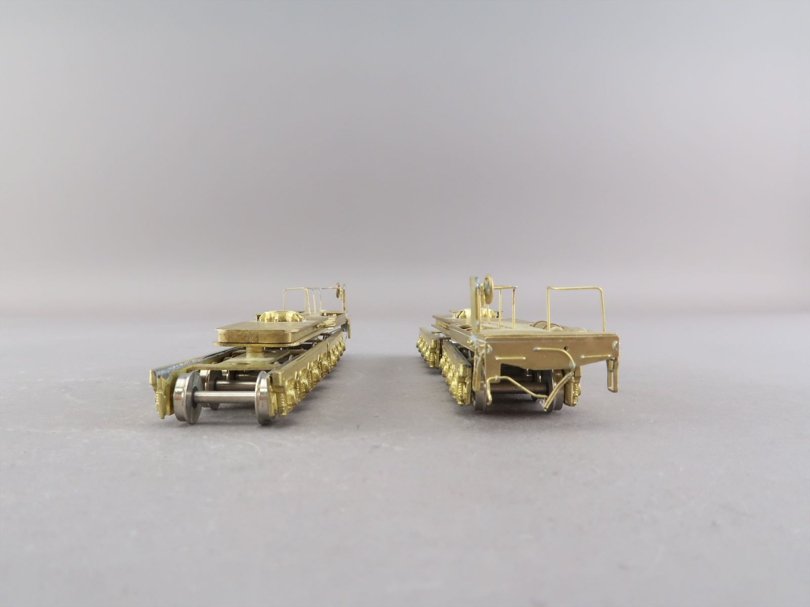 HO Brass Model - ALCO X-106 PRR Pennsylvania FW-1 & FD-2 Depressed Center Queen Mary Flat Car ...