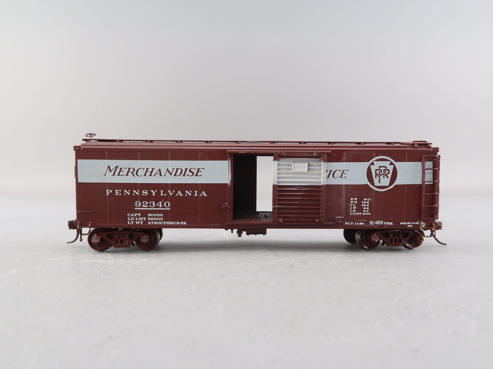 HO Brass Model Train - OMI 3013 PRR Pennsylvania X-29 Boxcar #92340 ...