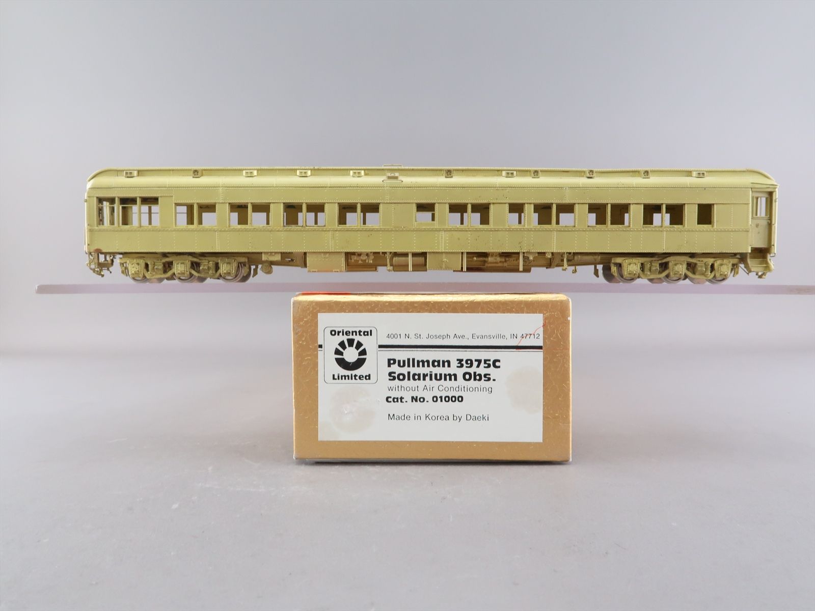 HO Brass Model - Oriental 01000 Pullman 3975C Solarium Observation w/o ...
