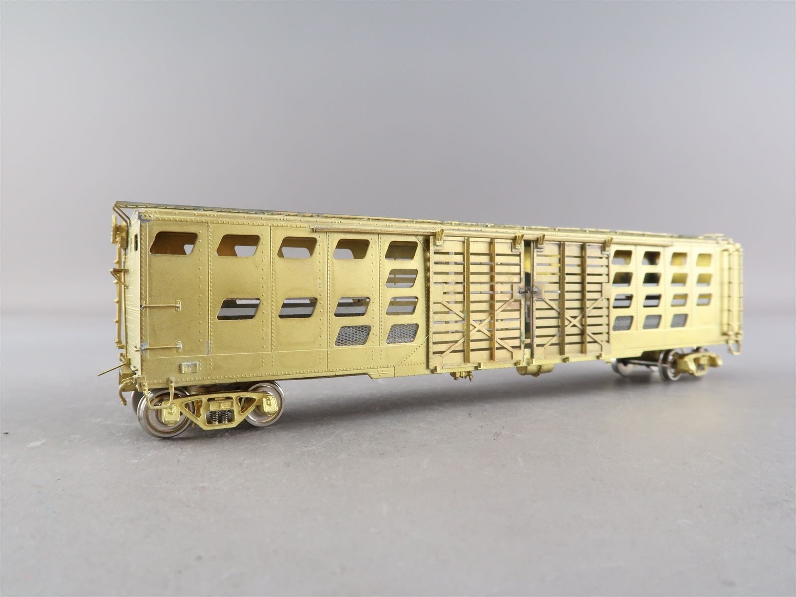 HO Brass Model - OMI 3056 B&O Baltimore & Ohio Cattle Car Stock ...