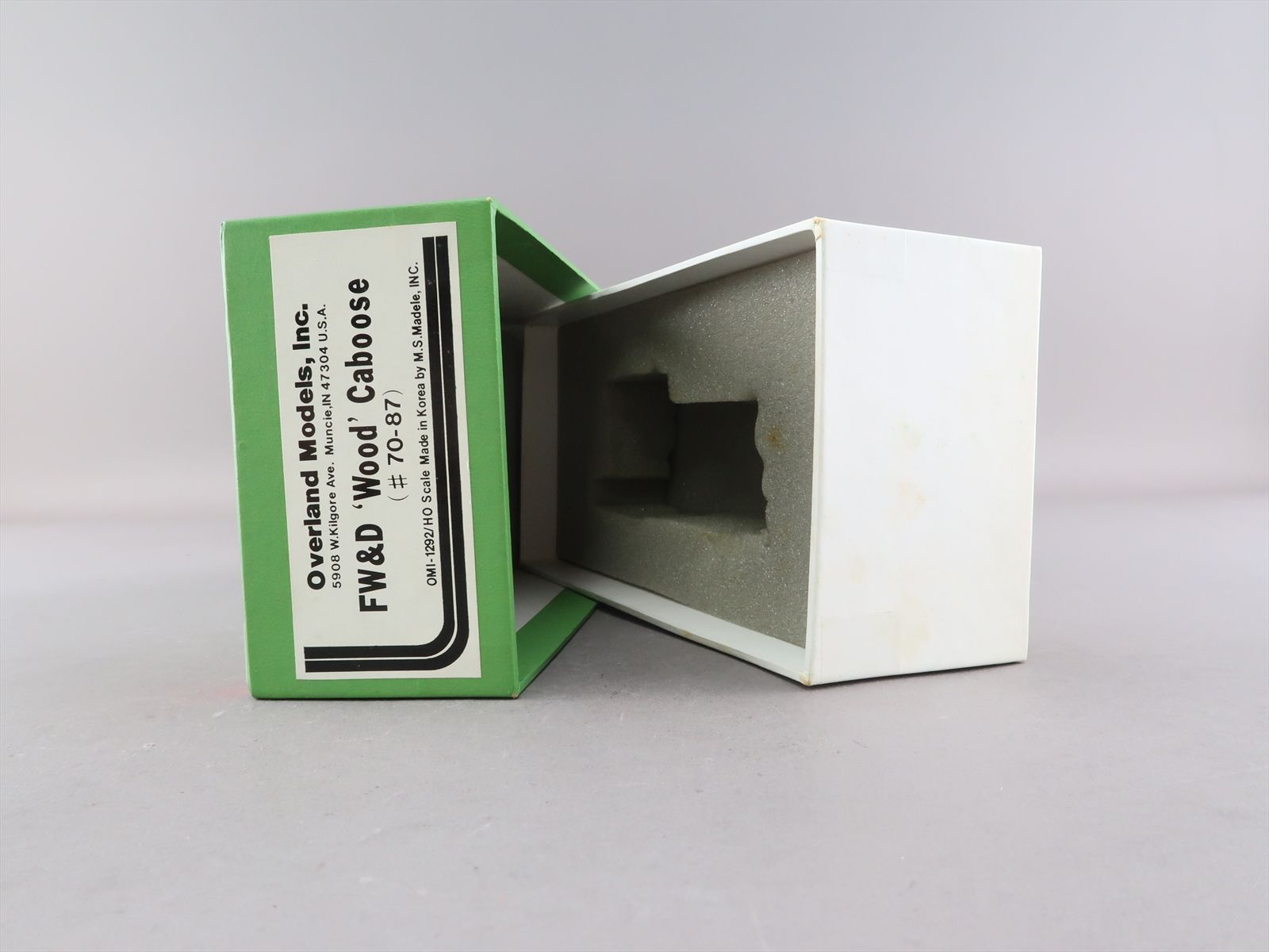 HO Brass Model - OMI 1292 FW&D Fort Worth & Denver Wood Caboose #70-87 ...