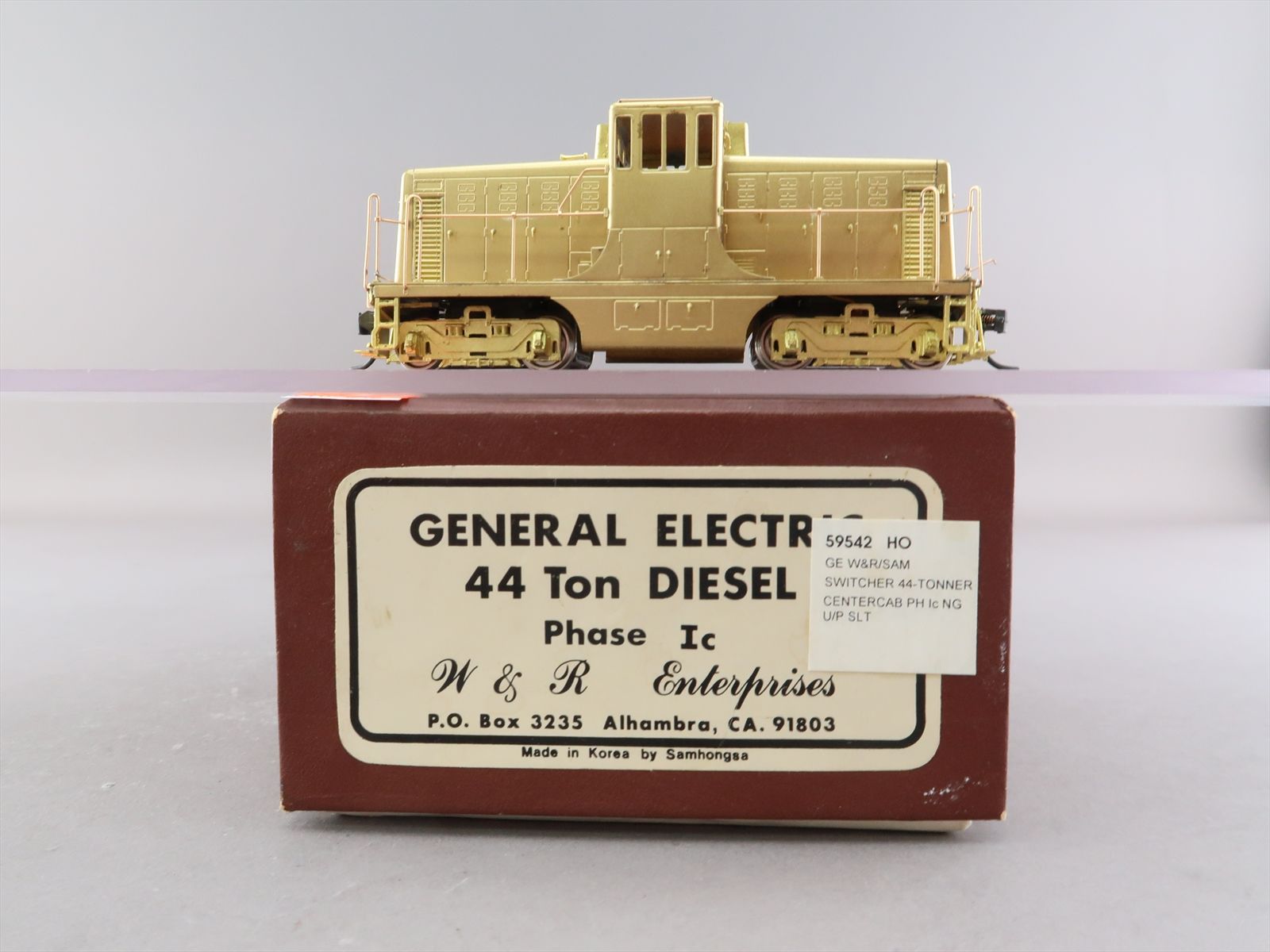 HO Brass Model - W&R GE General Electric 44 Ton Diesel Phase Ic ...
