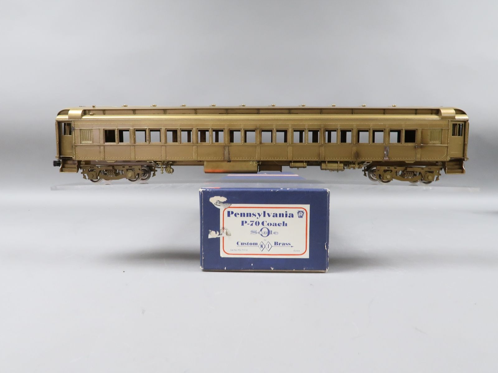O Brass Model - NJCB PS-717-O PRR Pennsylvania P-70 Coach - Unpainted ...