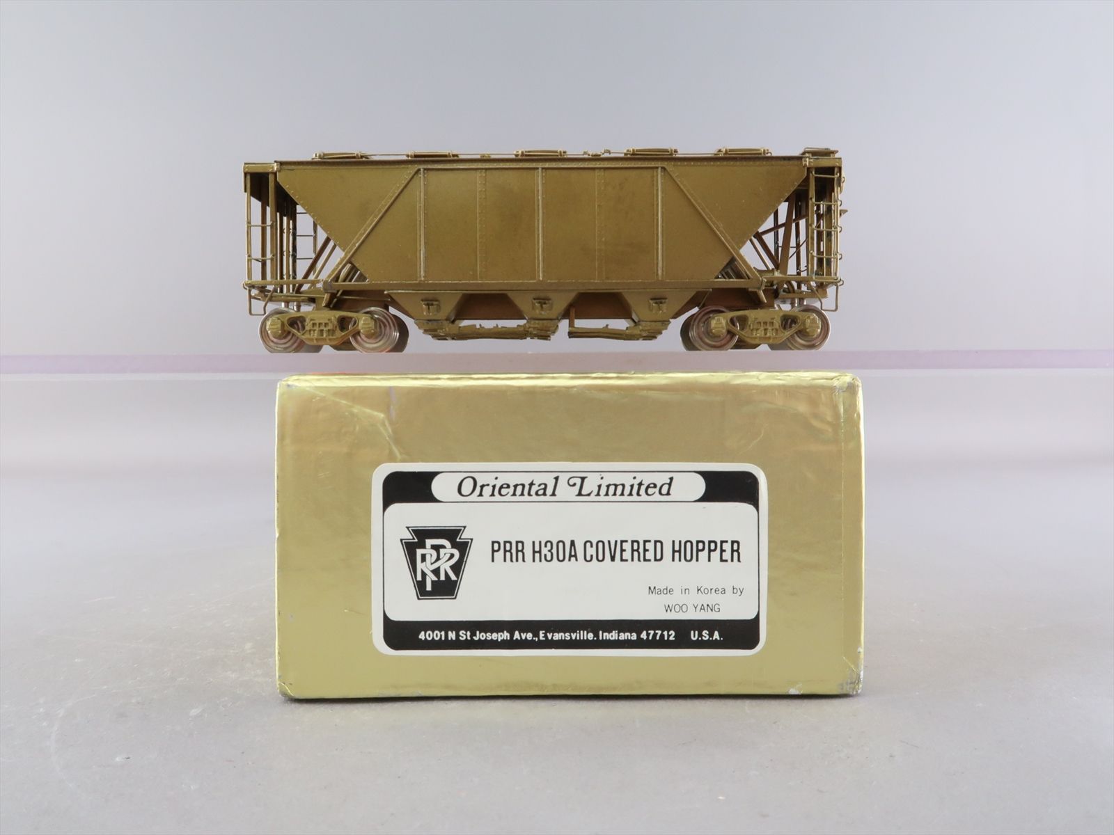 HO Brass Model - Oriental PRR Pennsylvania H30A Covered Hopper ...