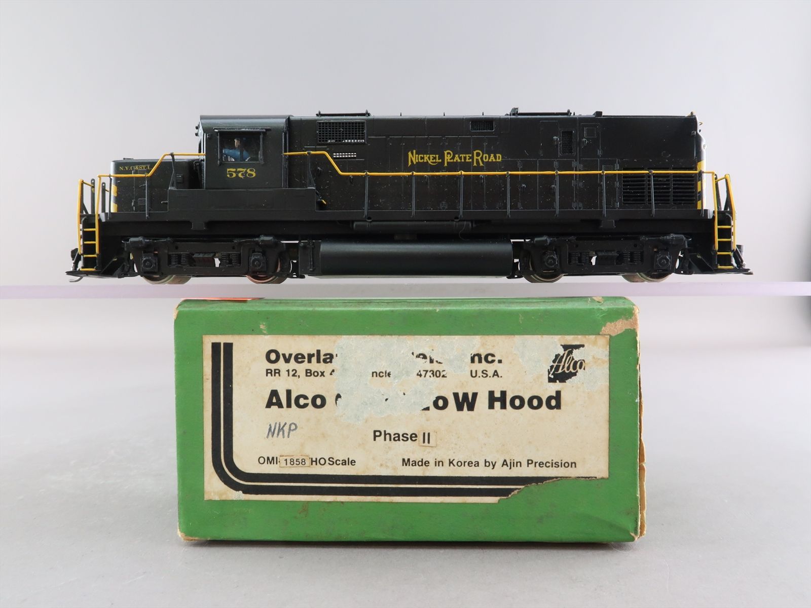 HO Brass Model - OMI 1858 NKP Nickel Plate ALCO C-420 Low Hood Phase II ...