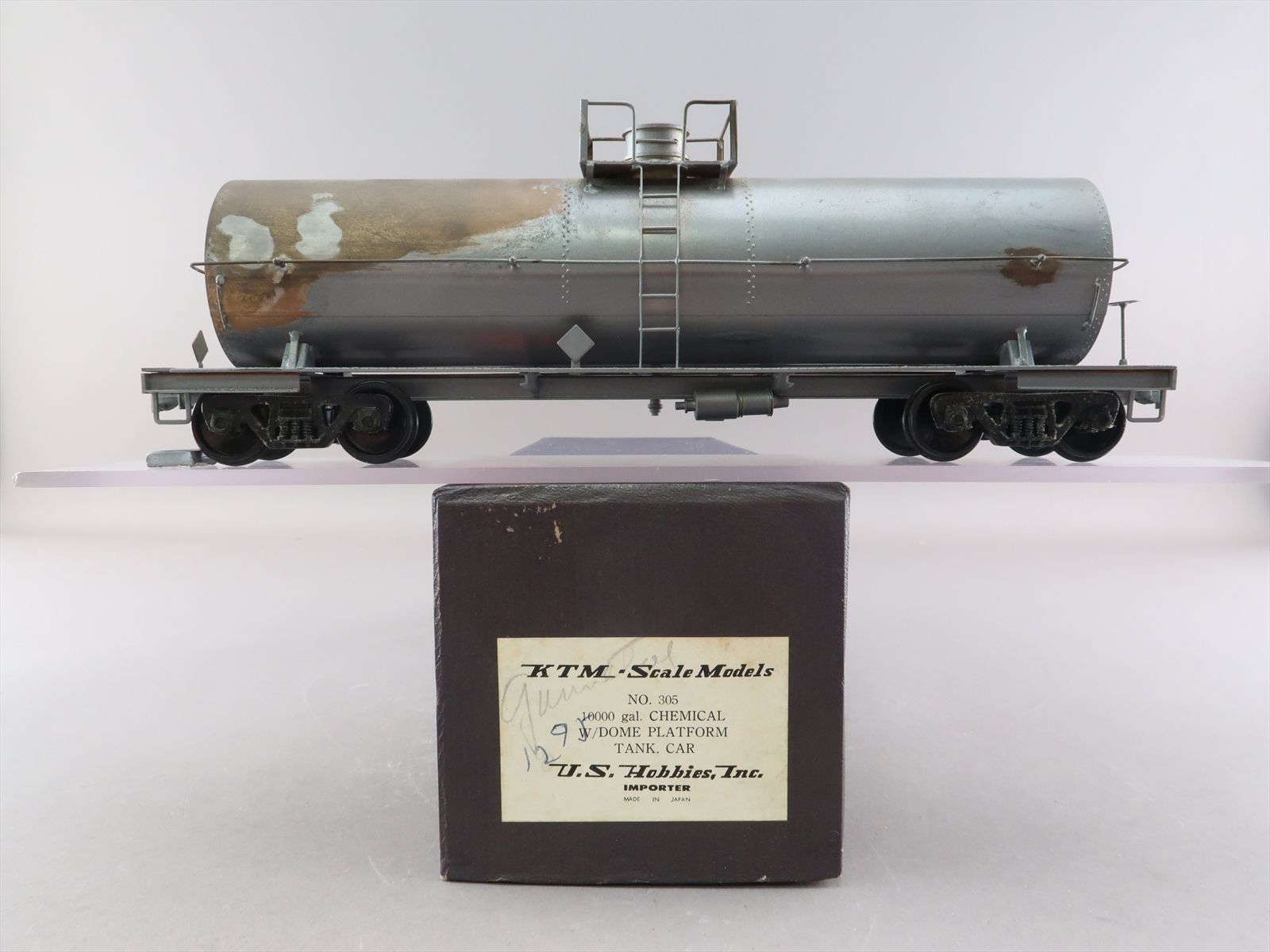 O Brass Model - USH US Hobbies 305 10,000 Gallon Chemical Tank Car ...