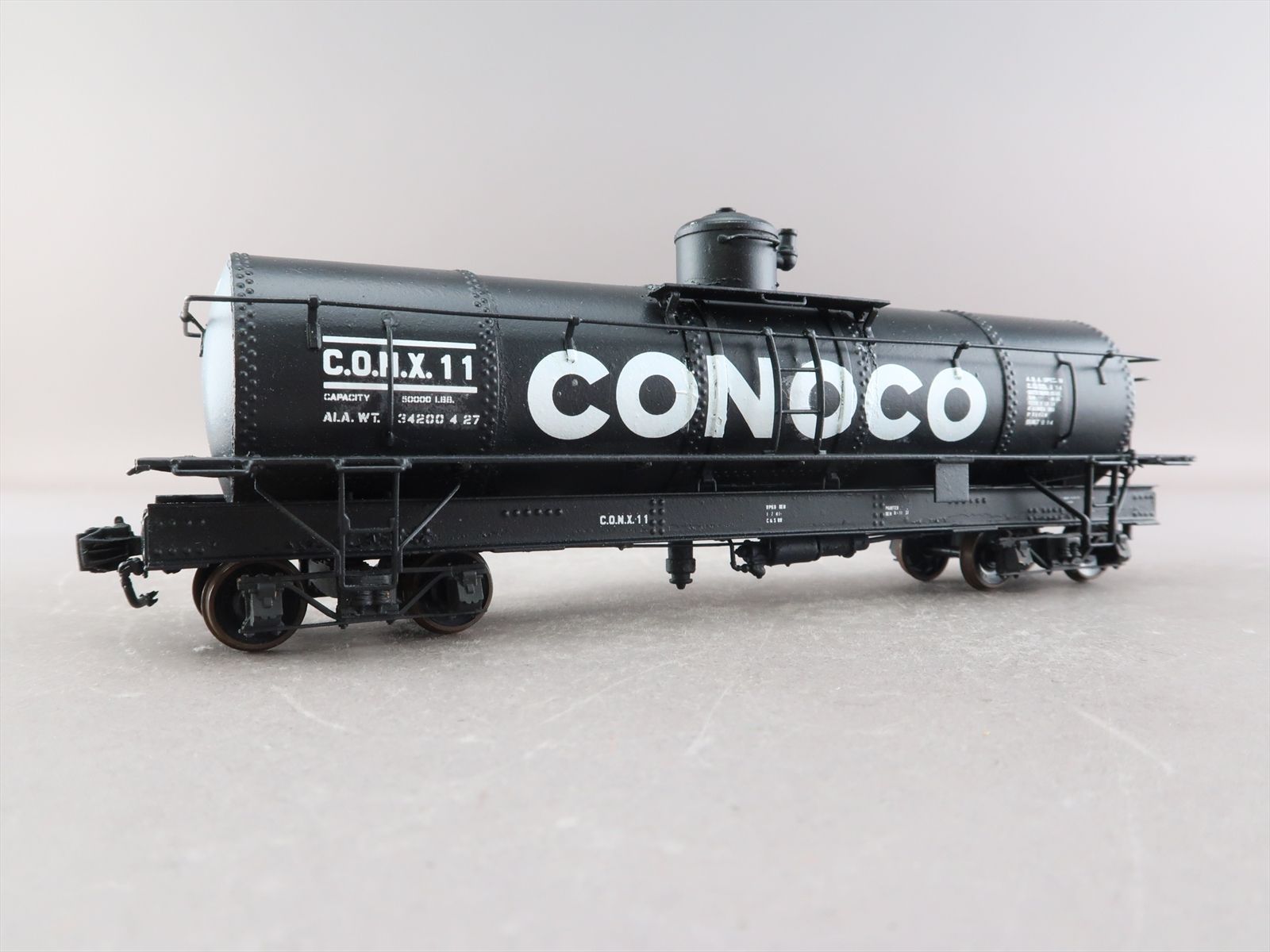 On3 Brass Model - WMC CONX Conoco Tank Car #11 - Custom - Aoyagi