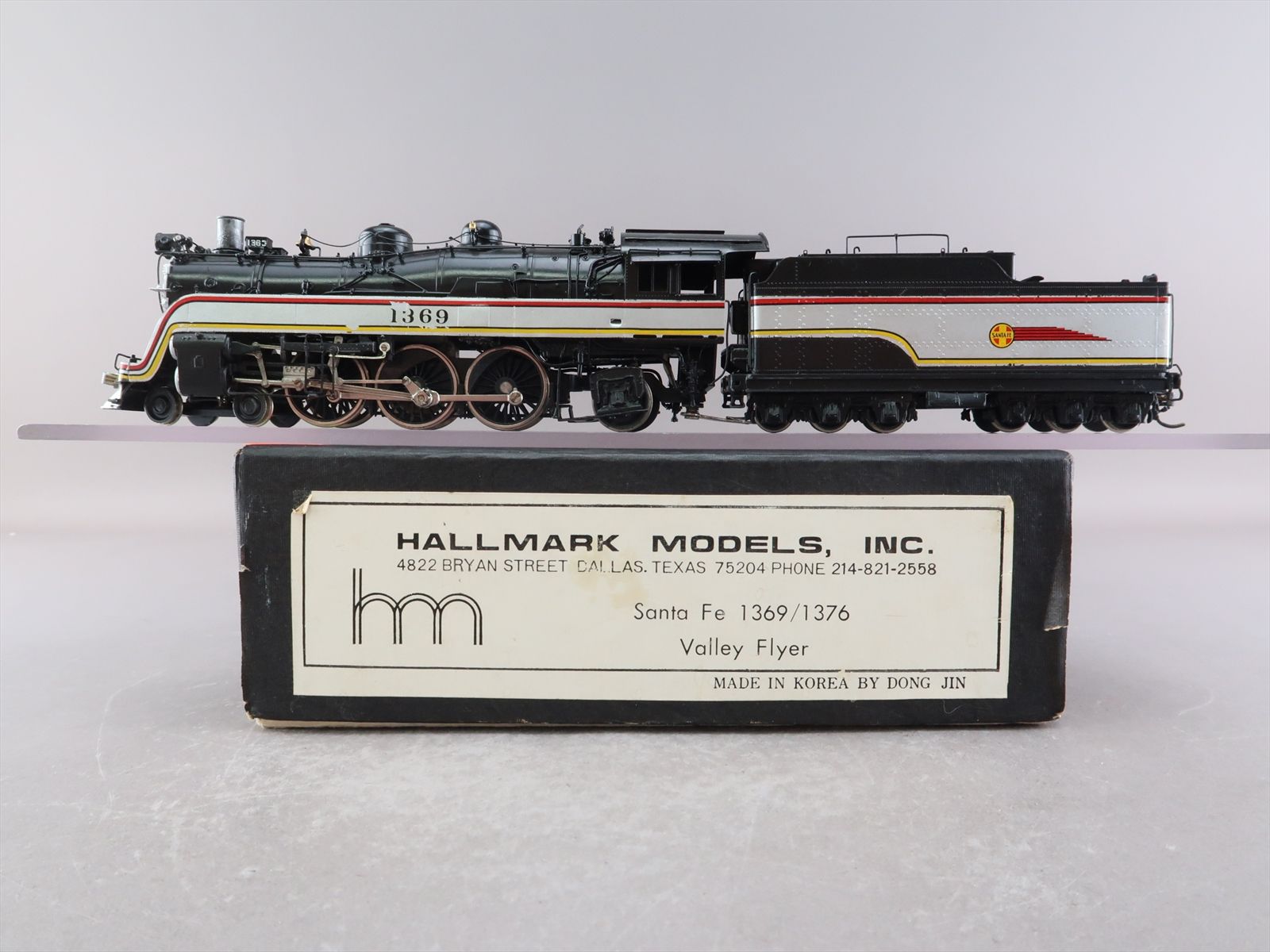 HO Brass Model - Hallmark Models ATSF Santa Fe 4-6-2 Valley Flyer #1369 ...