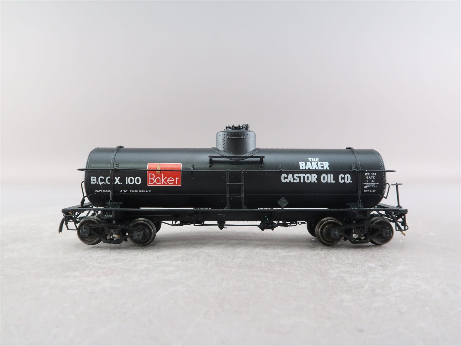 HO Brass Model - WAD Drake WAD-1009 GATC Baker Castor Oil Co. 8,000 ...