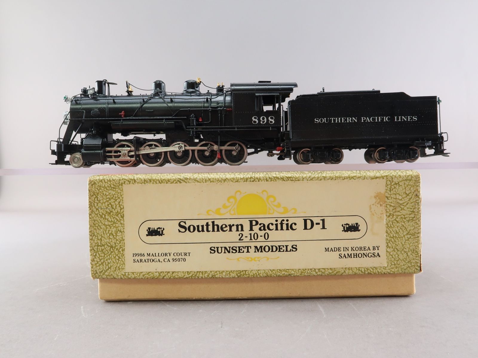 HO Brass Model - Sunset SP Southern Pacific 2-10-0 D-1 Decapod #898 ...