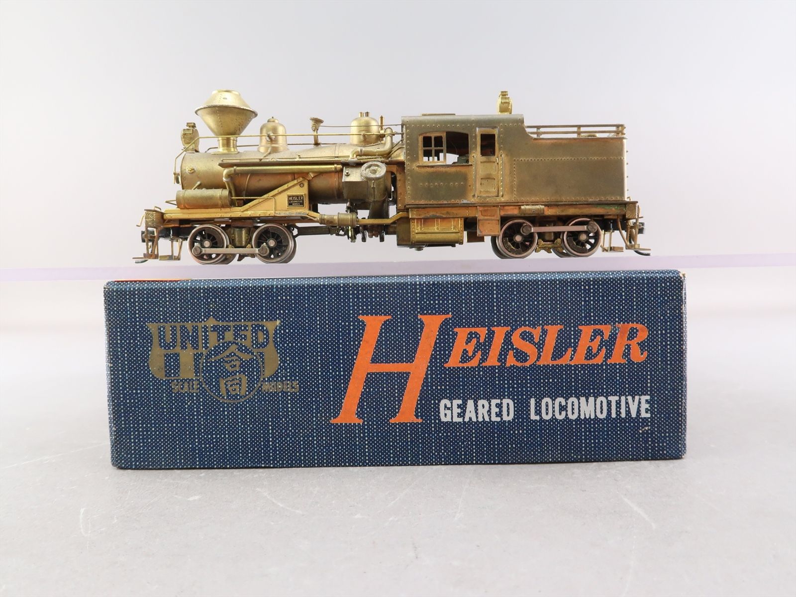 HO Brass Model - PFM 2-Truck Two Truck Heisler Geared Locomotive ...