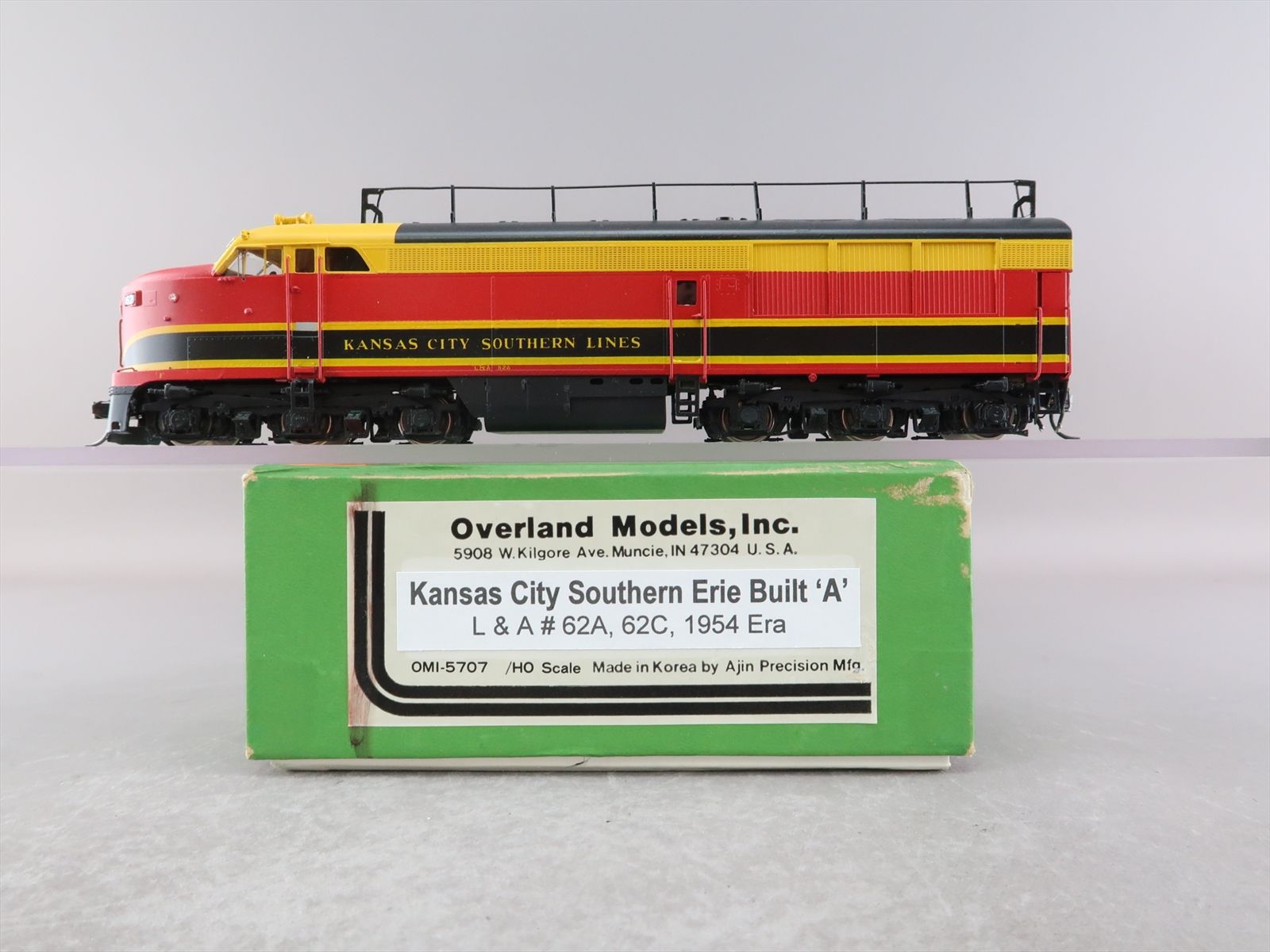 HO Brass Model - OMI 5707 KCS Kansas City Southern Erie Built #62A ...