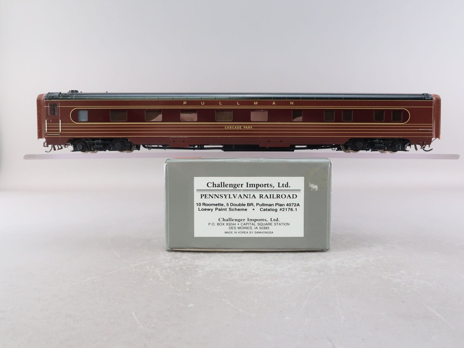 HO Brass Model - CIL 2176.1 PRR Pennsylvania 10-5 Sleeper Loewy Cascade ...