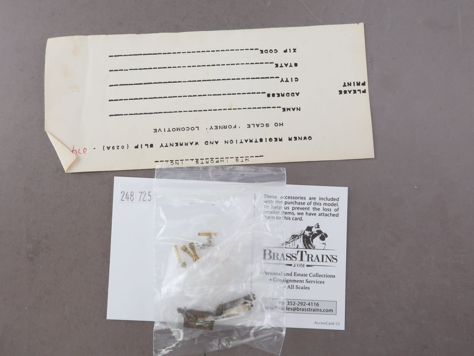 HOn3 Brass Model - MTS Forney 0-4-4T - Unpainted - 1990 Run - Hyodong ...
