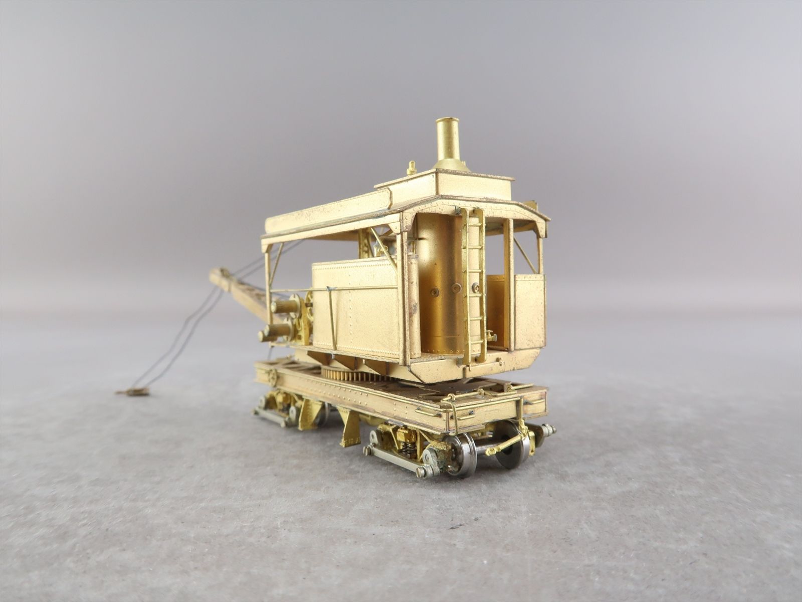 HO / HOn3 Brass Model - OMI 1332 A.H. Log Loader w/ Base - Unpainted ...