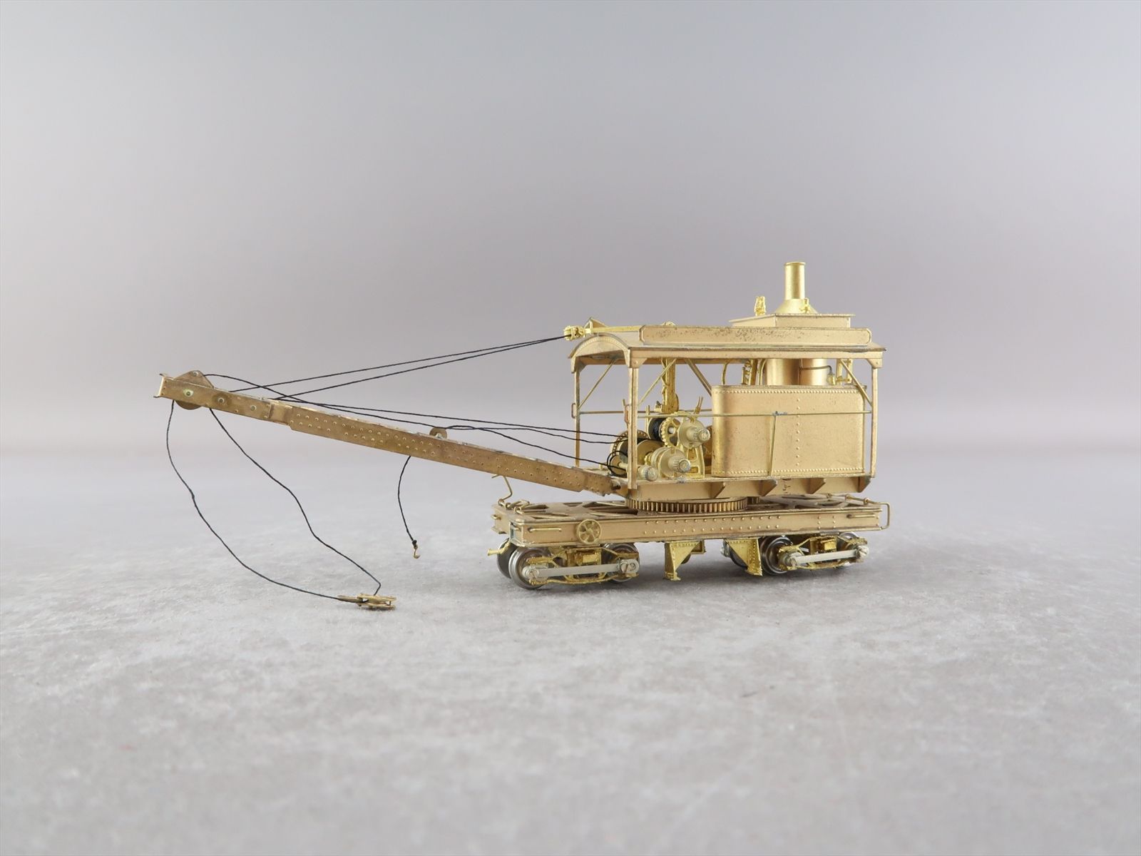 HO / HOn3 Brass Model - OMI 1332 A.H. Log Loader w/ Base - Unpainted ...