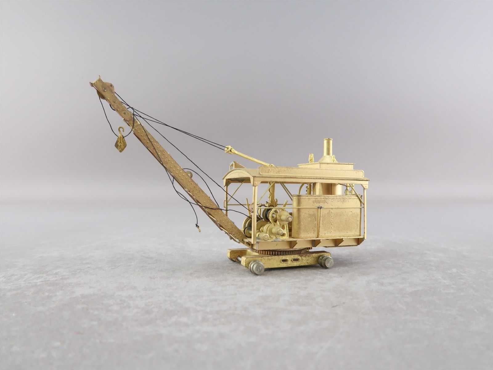 HO / HOn3 Brass Model - OMI 1333 A.H. Log Loader On Dollies - Unpainted ...