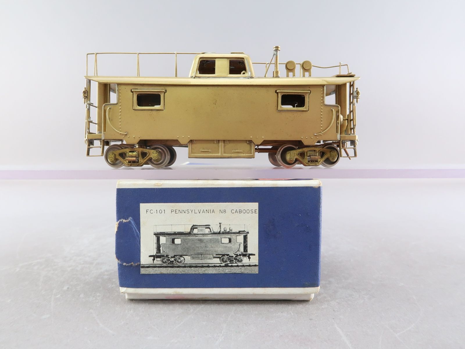 HO Brass Model - Gem FC-101 PRR Pennsylvania N8 Caboose - Unpainted ...