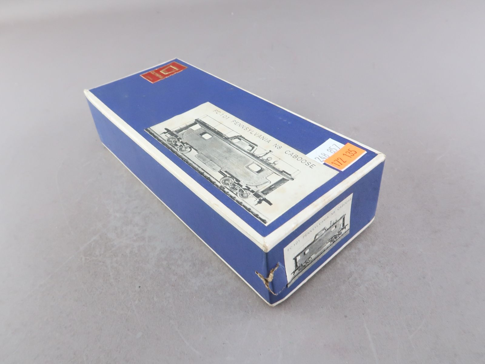 HO Brass Model - Gem FC-101 PRR Pennsylvania N8 Caboose - Unpainted - 1963 Run - Olympia