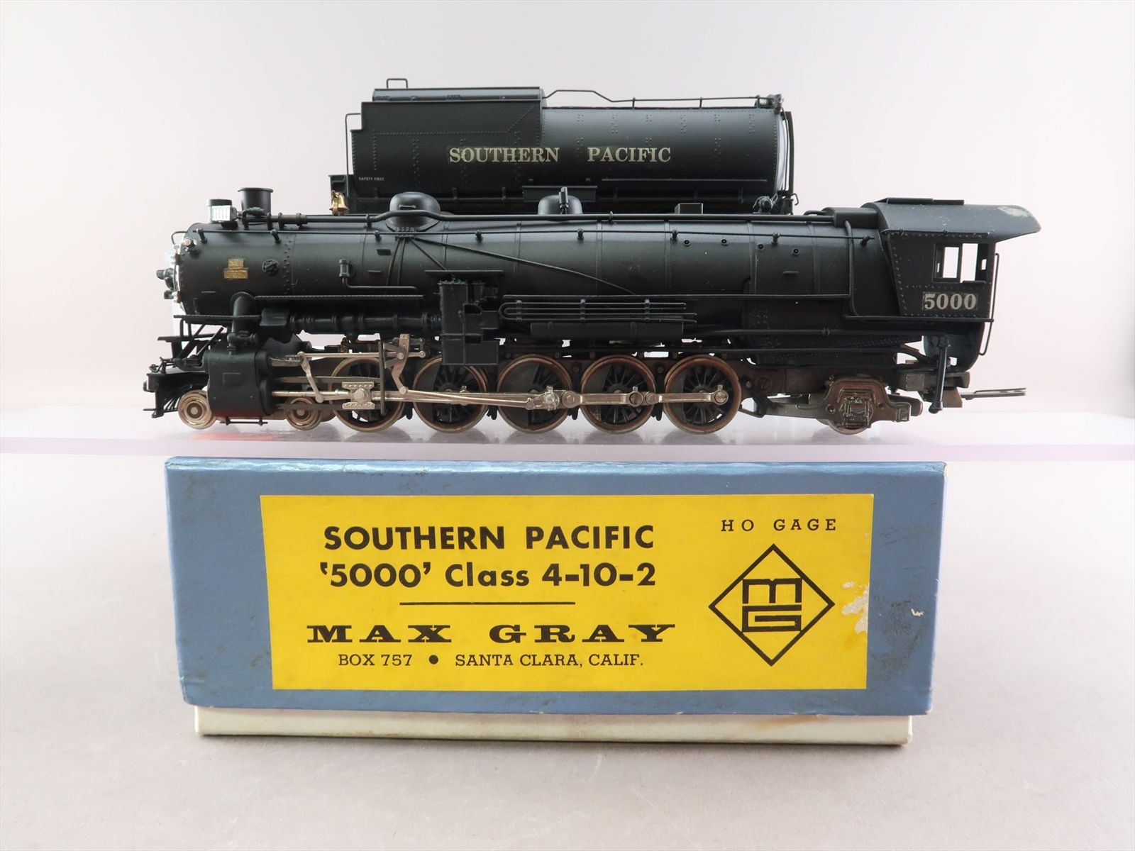 HO Brass Model - MG Max Gray SP Southern Pacific 4-10-2 #5000 - Custom ...