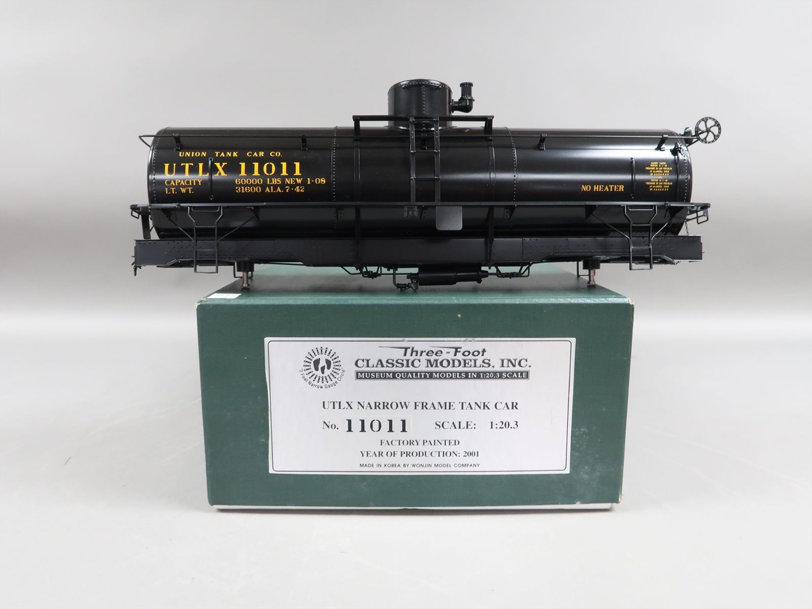 Fn3 1:20.3 Brass Model - TFCM 3' Three Foot Classic Models UTLX Union ...