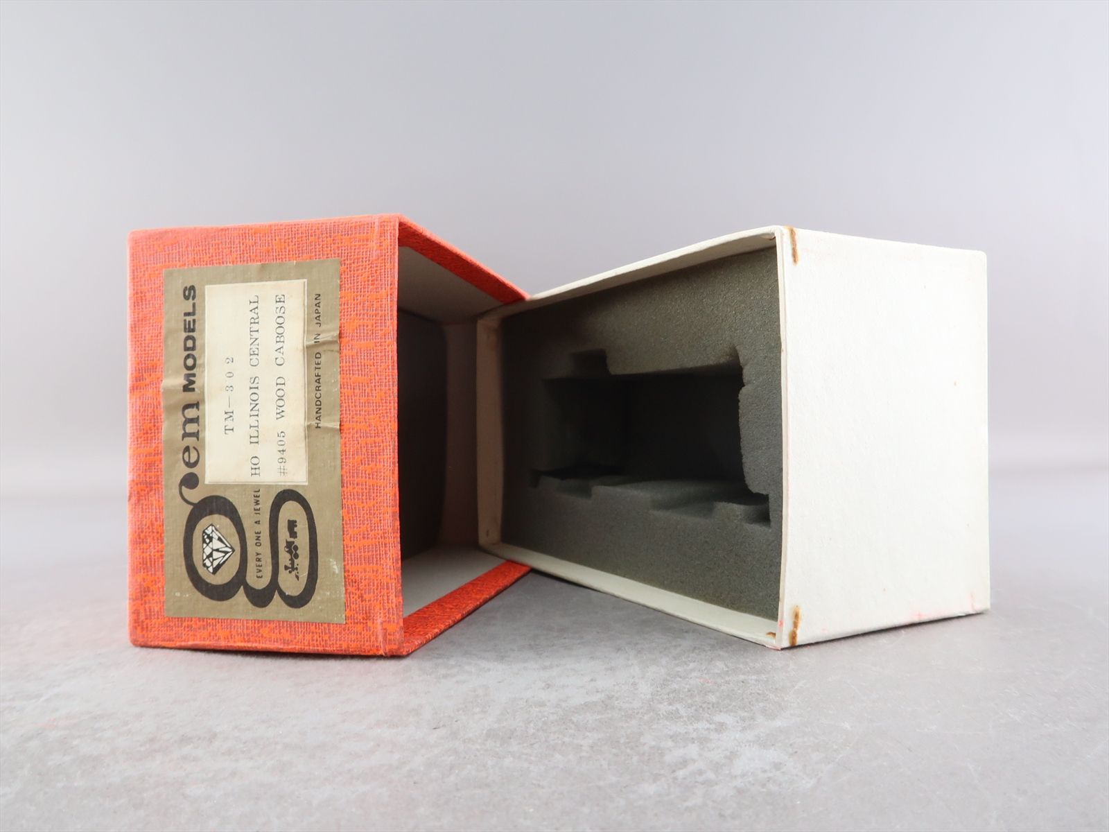 HO Brass Model - Gem TM-302 IC Illinois Central Wood Caboose #9405 ...