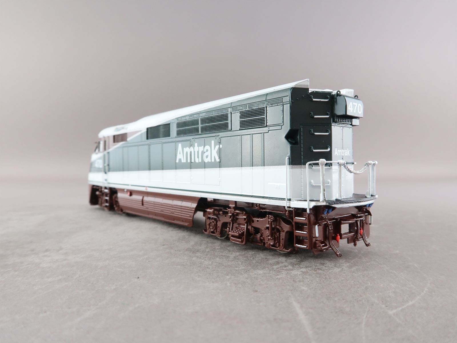 HO Brass Model - OMI 6084.1 Amtrak F59PHI Cascade Services West #470 ...