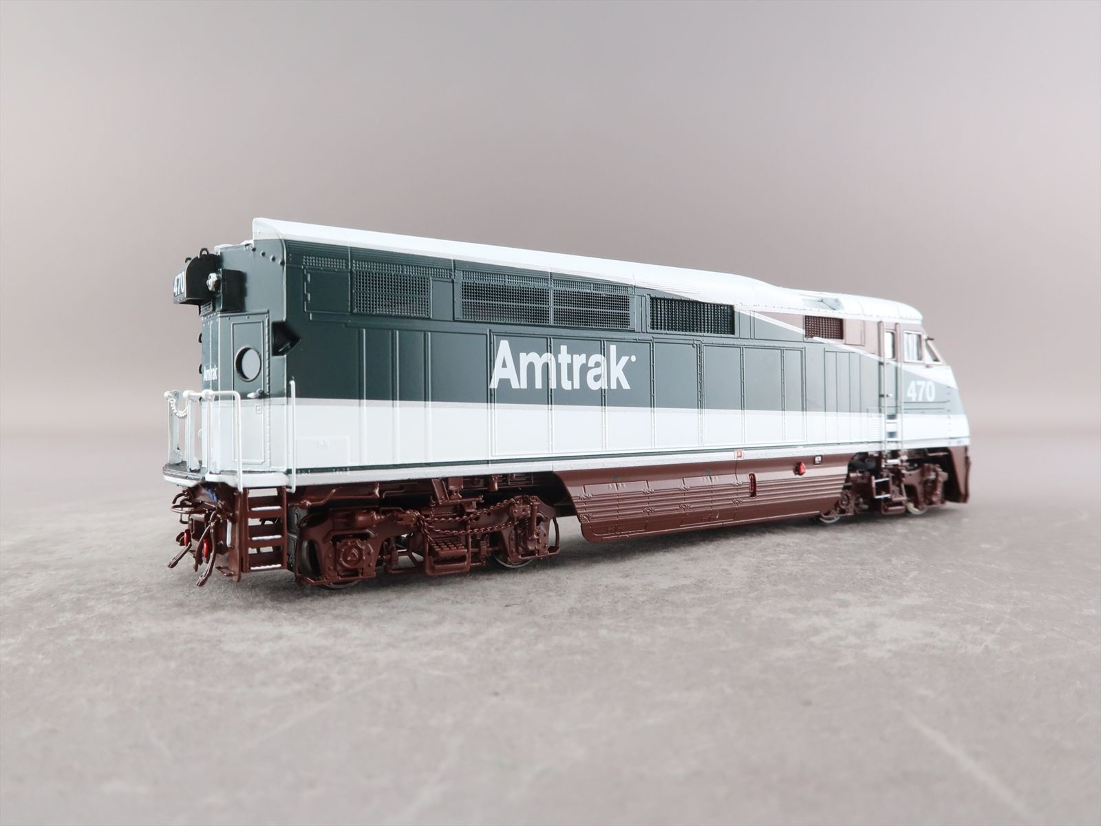 HO Brass Model - OMI 6084.1 Amtrak F59PHI Cascade Services West #470 ...