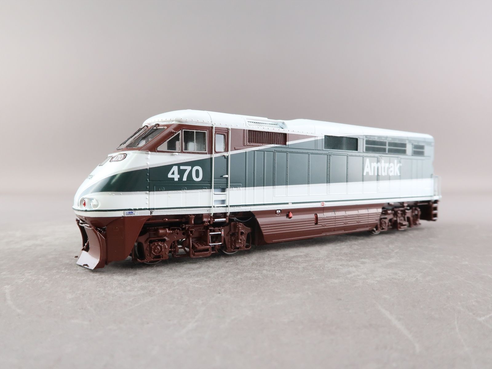 HO Brass Model - OMI 6084.1 Amtrak F59PHI Cascade Services West #470 ...