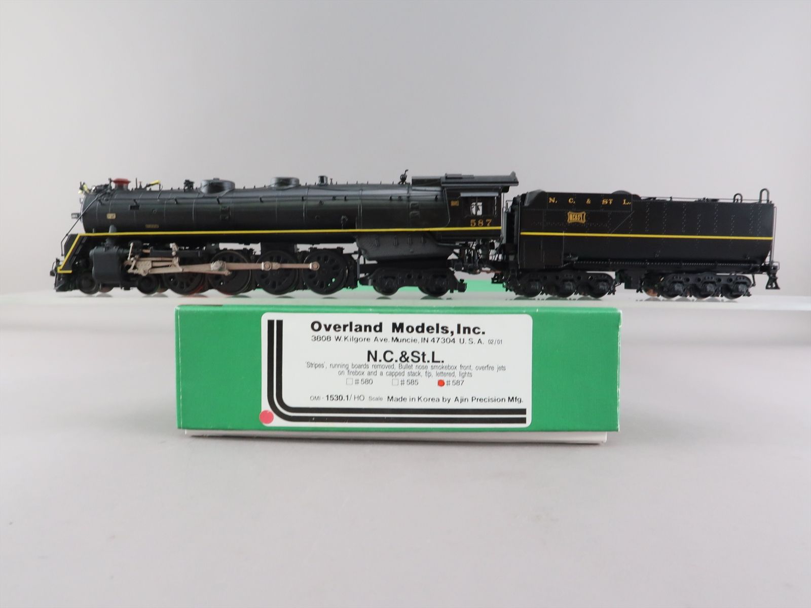 HO Brass Model - OMI 1530.1 NC&STL Nashville Chattanooga St Louis 4-8-4 ...