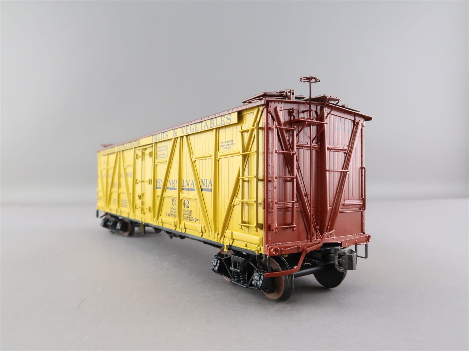 O Brass Model - PSC 16077-1 PRR Pennsylvania R7 AAR Class RS Composite ...