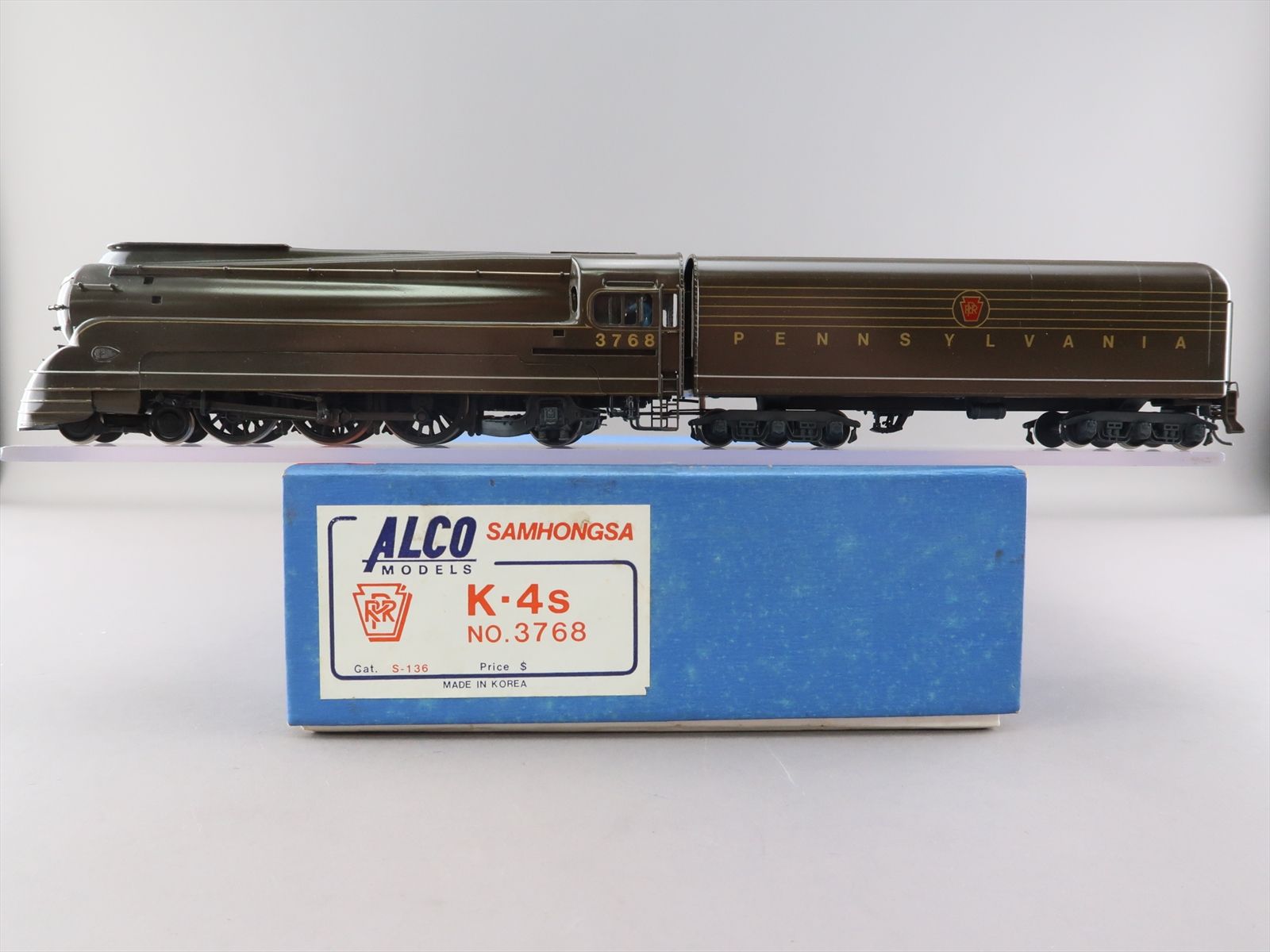 HO Brass Model - ALCO S-136 PRR Pennsylvania 4-6-2 K-4s Streamlined ...
