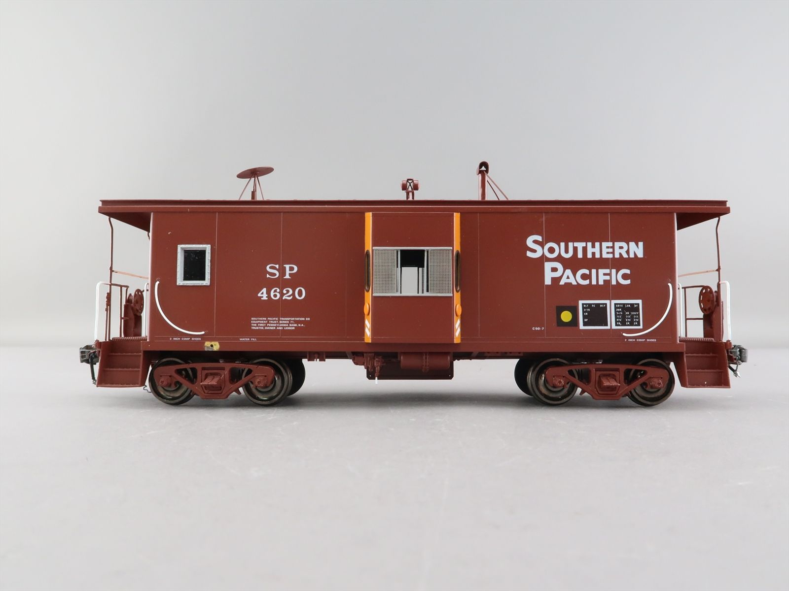 O Brass Model - OMI 0777.1 SP Southern Pacific C50-7 Bay Window Caboose #4620 - F/P - 1994 Run ...