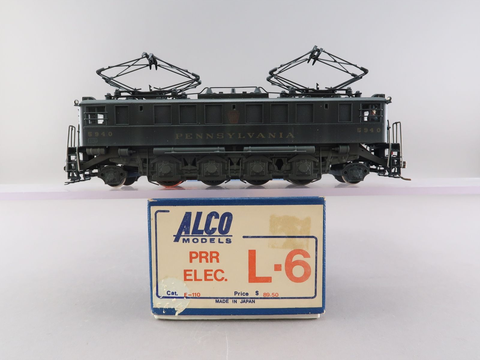 HO Brass Model - ALCO E-110 PRR Pennsylvania L-6 Electric #5940 ...