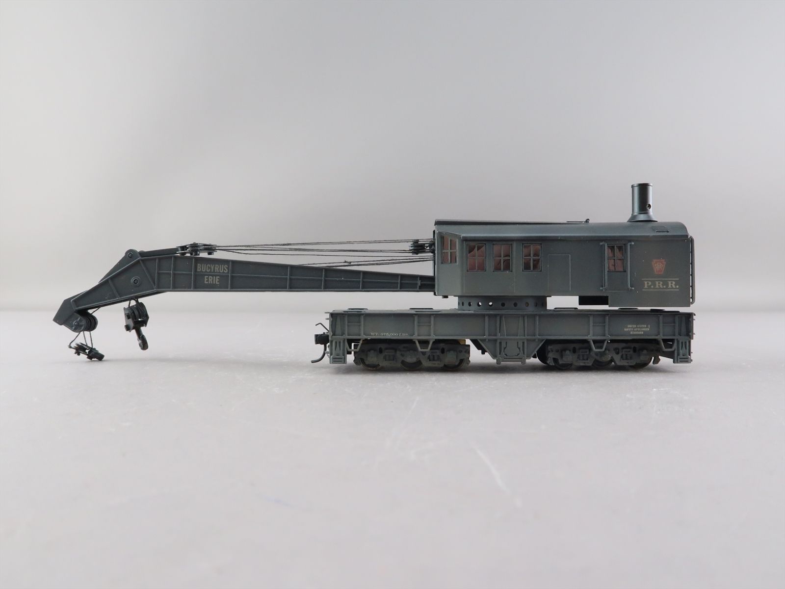 HO Brass Model - Lambert 603 PRR Pennsylvania Bucyrus - Erie Crane 250 ...