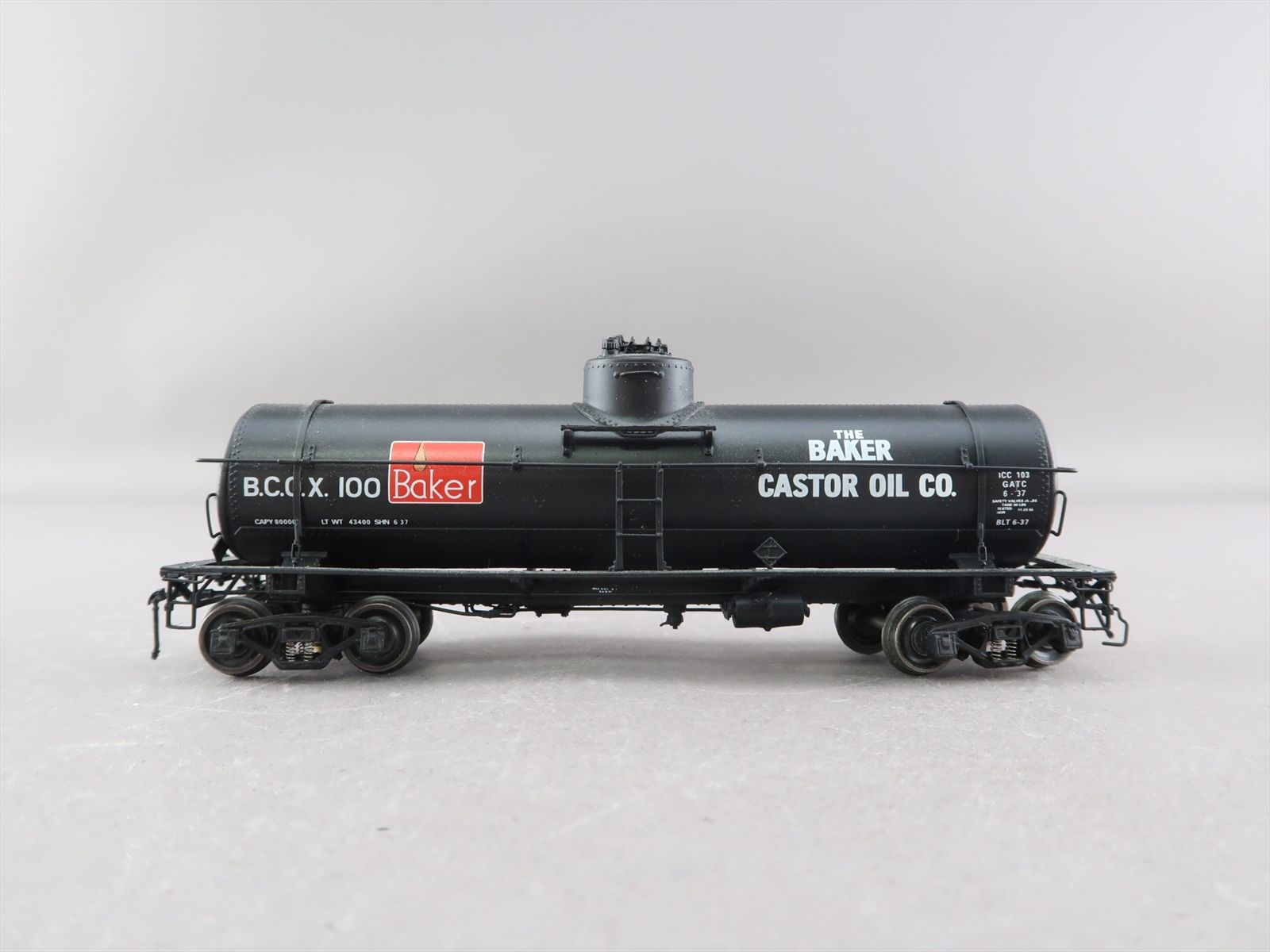 HO Brass Model - WAD Drake WAD-1009 GATC Baker Castor Oil Co. 8,000 ...