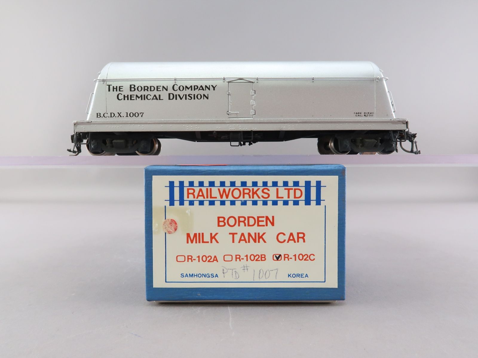 HO Brass Model - Railworks R-102C BCDX Borden Company Chemical Division ...