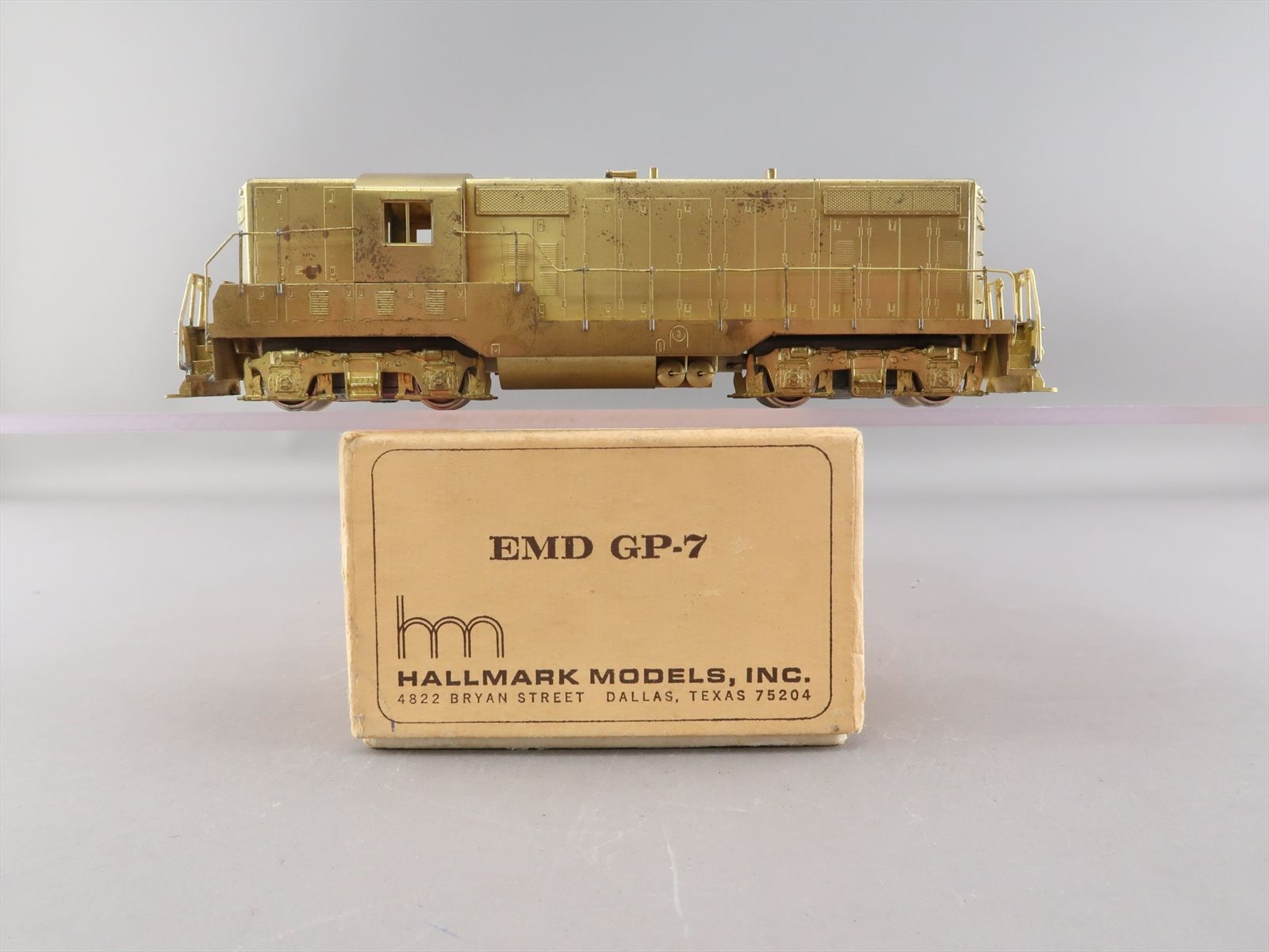 HO Brass Model - Hallmark EMD GP-7 Diesel Locomotive - Unpainted - 1968 ...