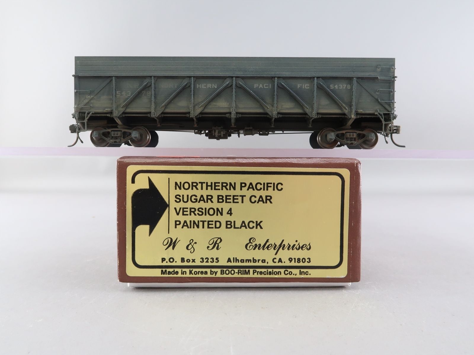 HO Brass Model - W&R NP Northern Pacific Sugar Beet Car Black Version 4 ...