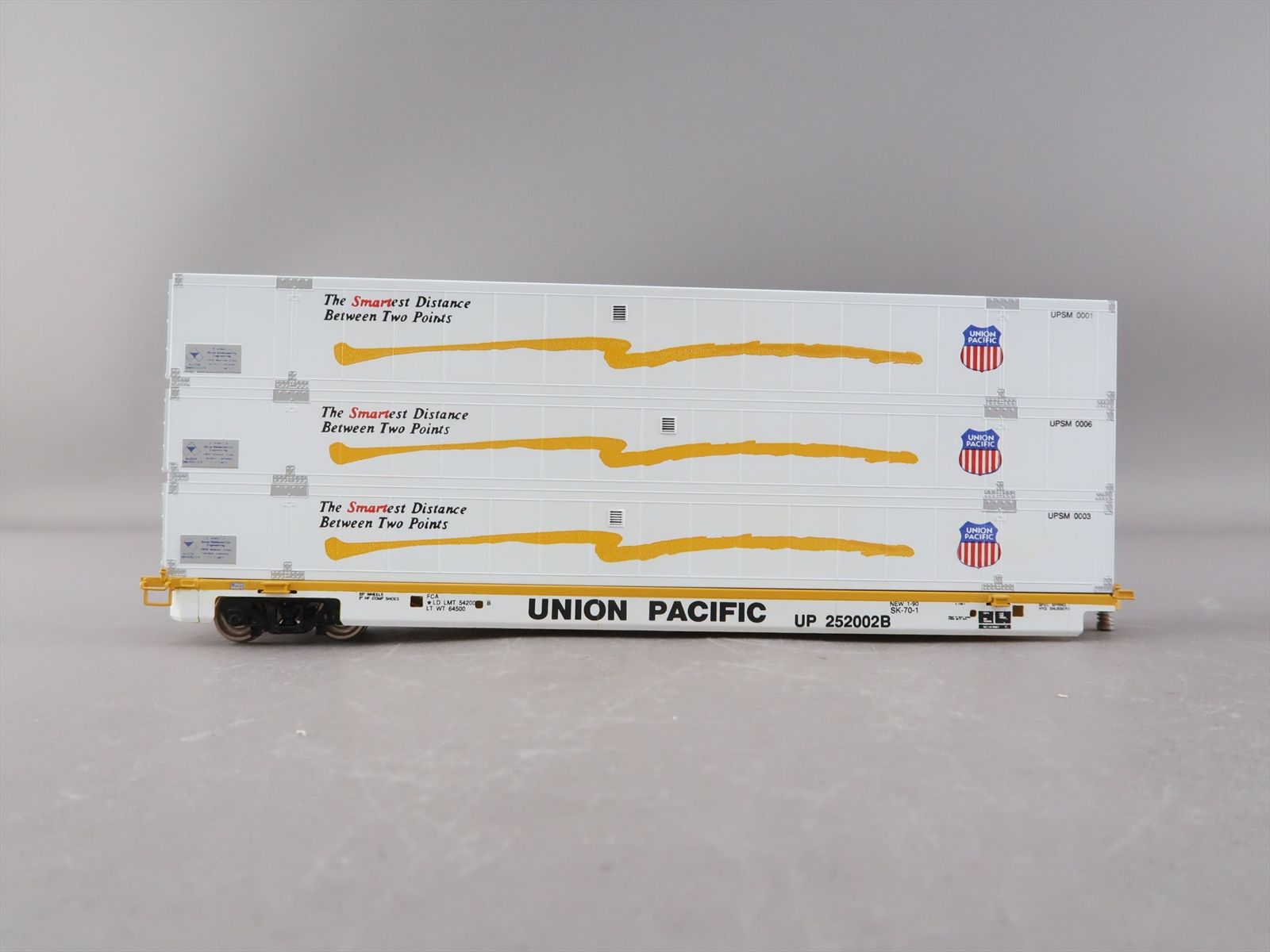 HO Brass Model - OMI 1340.1 UP Union Pacific Triple Stack Smart Car ...