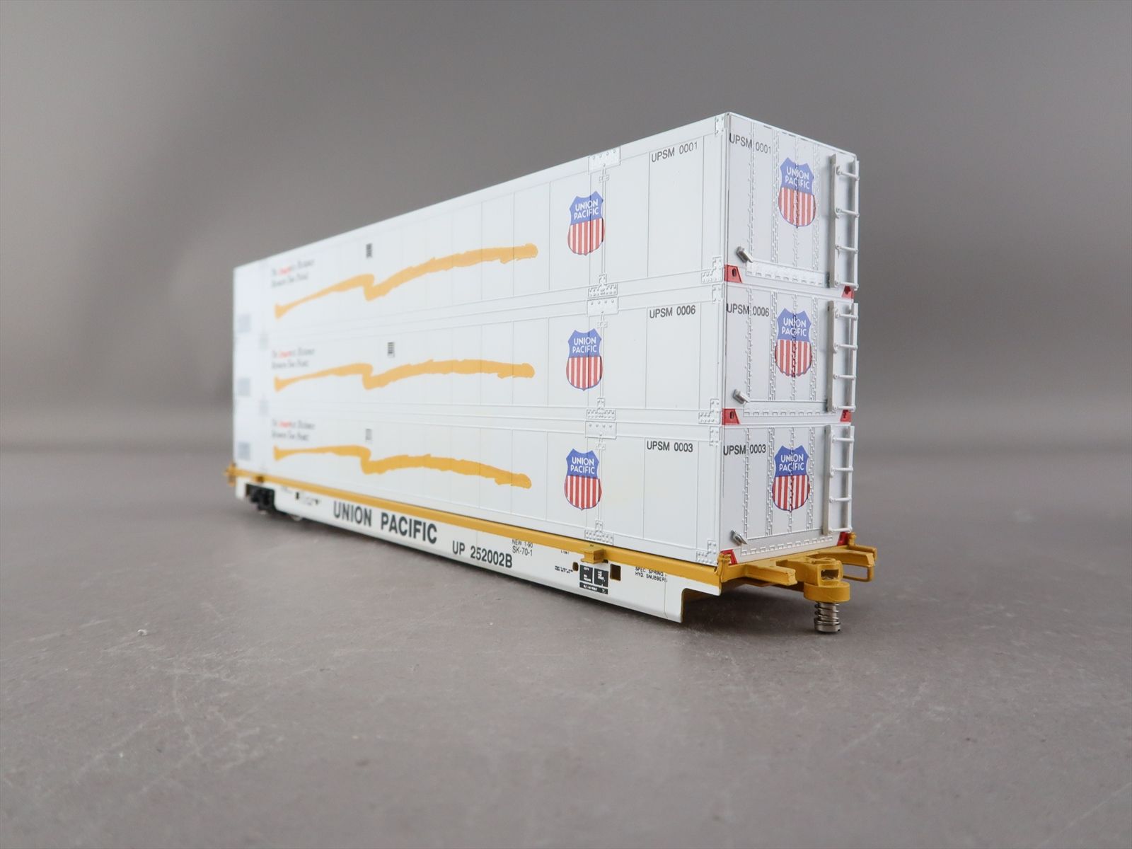 HO Brass Model - OMI 1340.1 UP Union Pacific Triple Stack Smart Car ...