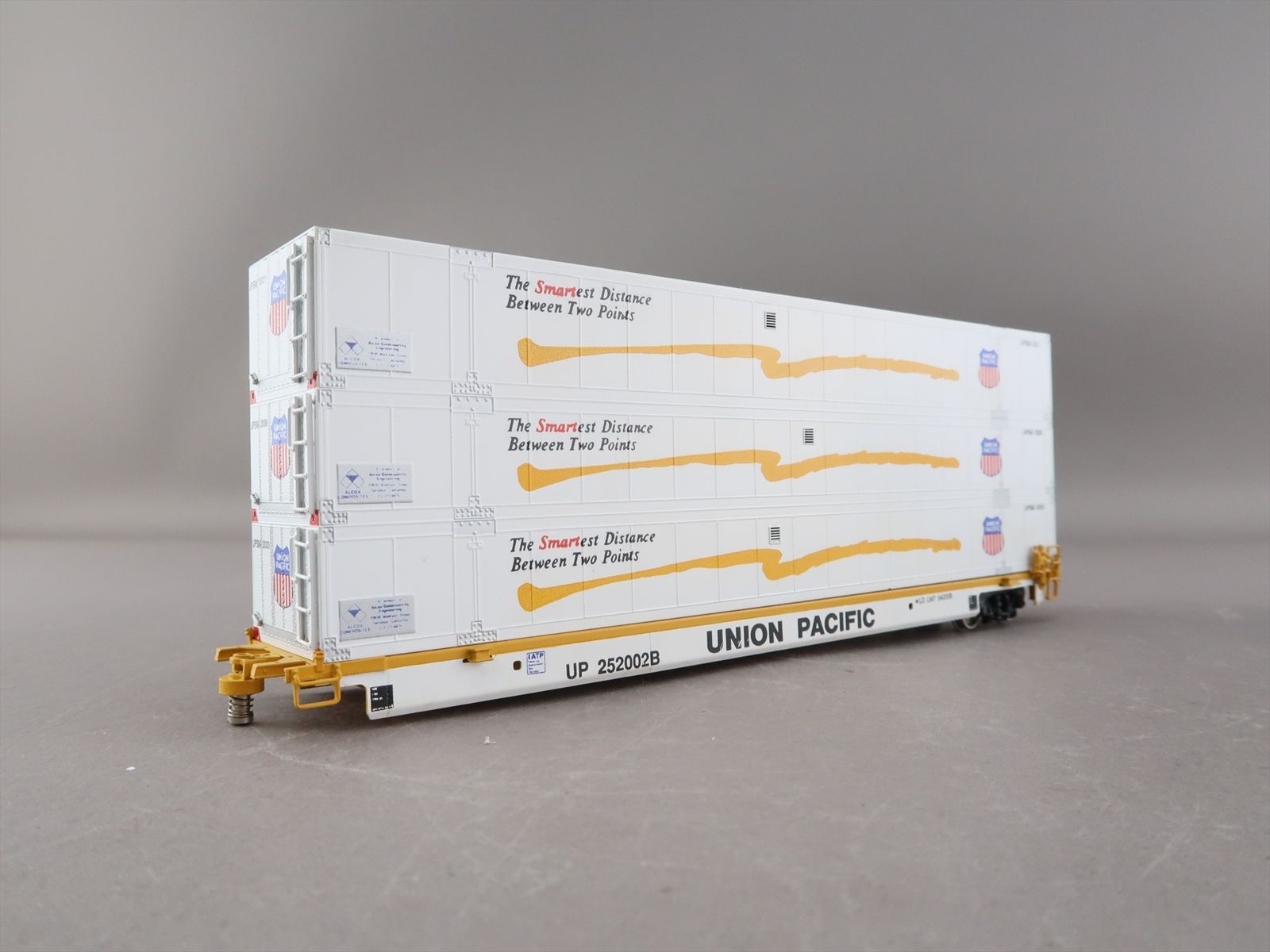 HO Brass Model - OMI 1340.1 UP Union Pacific Triple Stack Smart Car ...